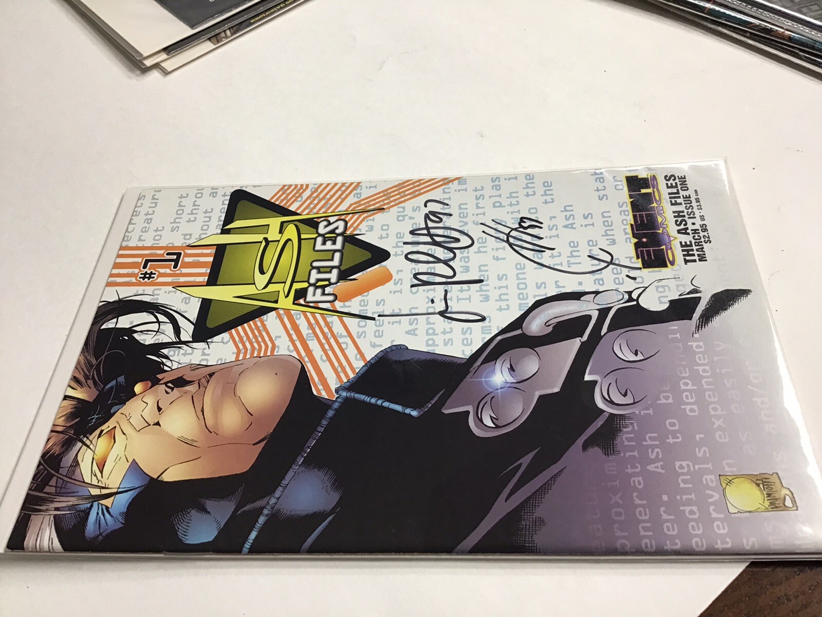 The Ash Files #1 Signed by Joe Quesada & Jimmy Palmiotti Event Comics 1997 9.4 | eBay