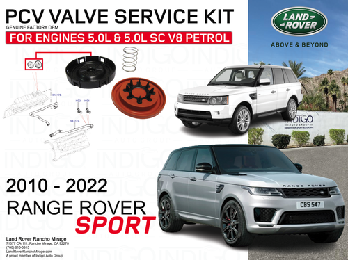 RANGE ROVER SPORT PVC VALVE SERVICE KIT 5.0L & 5.0L SC & 3.0L SC SPORT ...