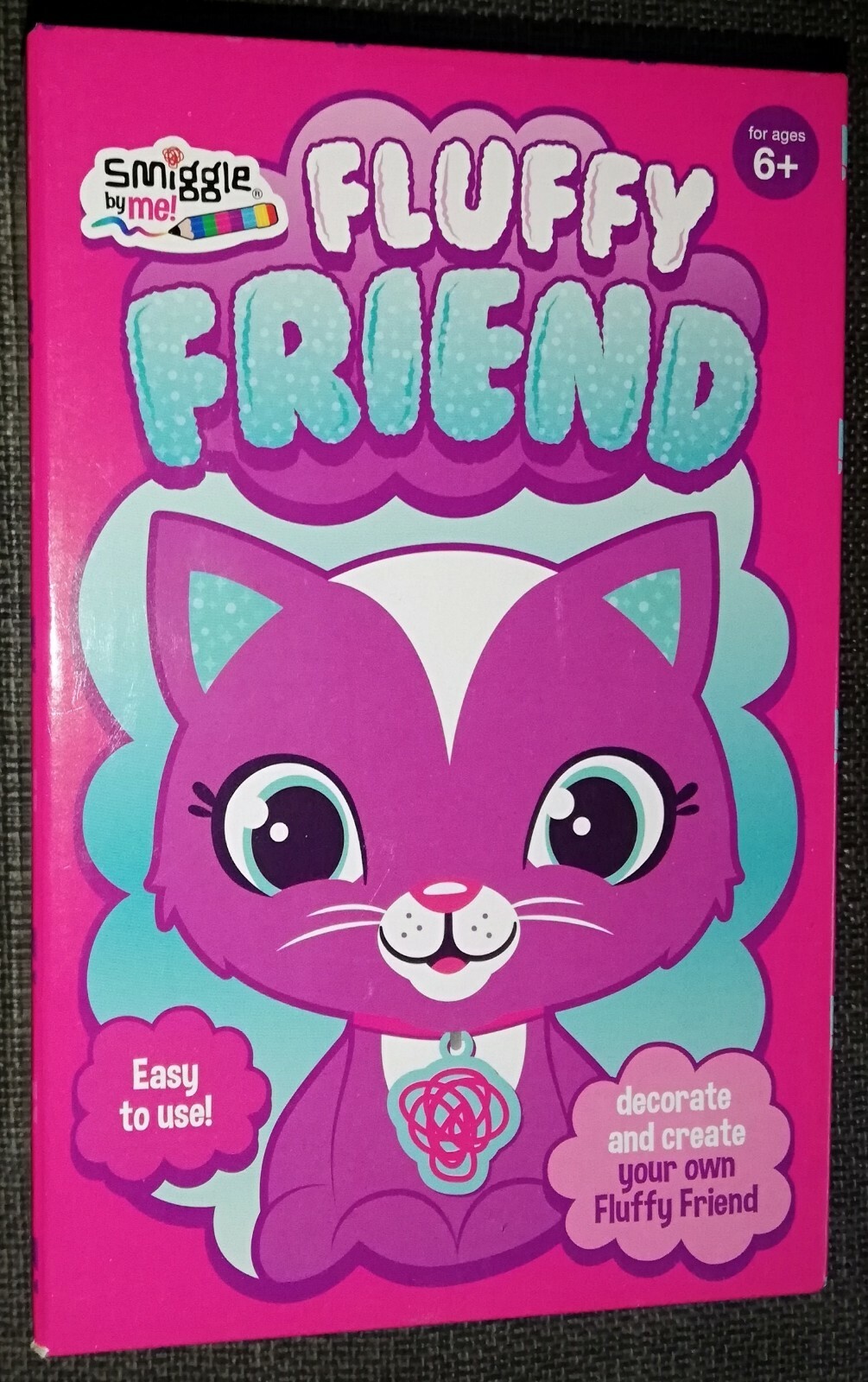 Smiggle Fluffy Friends create decorate your own cuddly soft toy cat ...