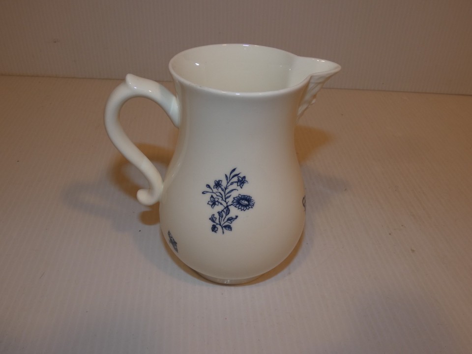 Royal Worcester Blue Sprays Cream Pitcher | eBay
