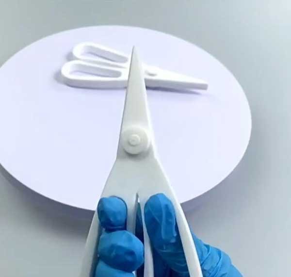 Experimental scissor Corrosion resistance PTFE scissors Laboratory lab ...