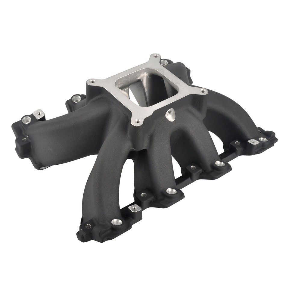 Black Aluminum Super Victor EFI Single Plane Intake Manifold For Gen ...