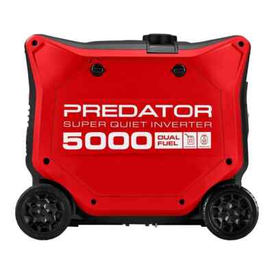 Predator 5000 Watt Inverter Generator Dual Fuel W/ Remote Start Camping ...