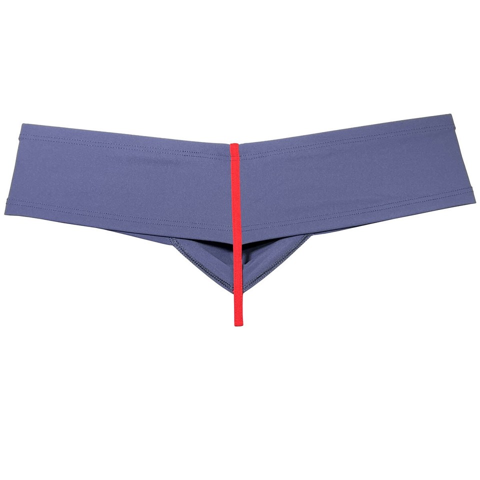 Mini Cheek Boxer Brief Men Bikini String Crotch Pouch High Cut ...