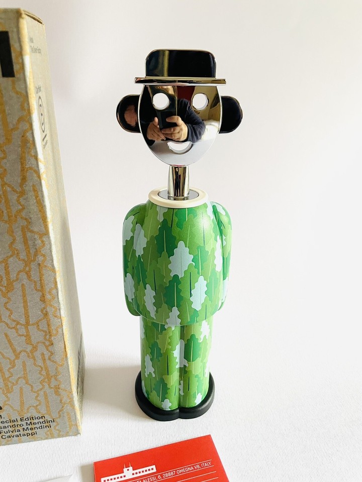 🟠 Design Alessandro Mendini pour Alessi Tire-Bouchon Décapsuleur New ...