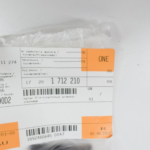 BMW E30 E31 E32 E34 E36 E38 OIL COOLER PIPE BRACKET 1712210 17201712210 ...