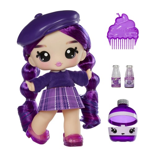 Yummiland Greta Grape Doll with DIY Lip Gloss Kit and Num Nom Pet Fizzpop | eBay
