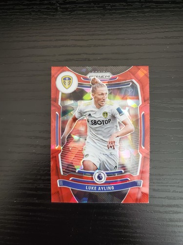 Luke Ayling - 2021-22 Prizm EPL Premier League Card #213 - RED CRACKED ...