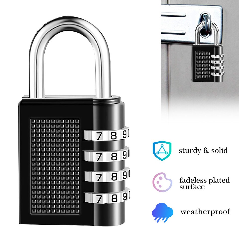 Key Lock Box Push Button Lockbox 12 Digit Combination Hanging Key Lock ...