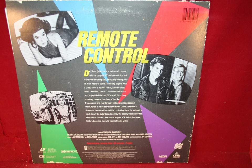 Laserdisc K * Remote Control * Kevin Dillon Deborah Goodrich ...