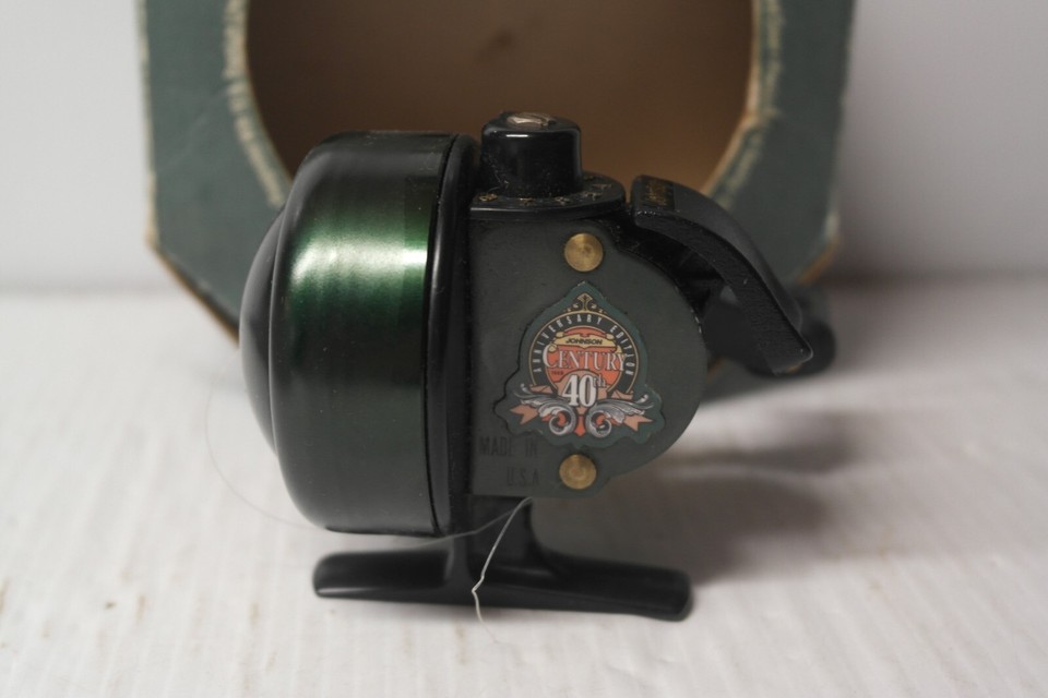 Johnson Century Model 100B Spincast Reel Vintage 40th Anniversary with ...