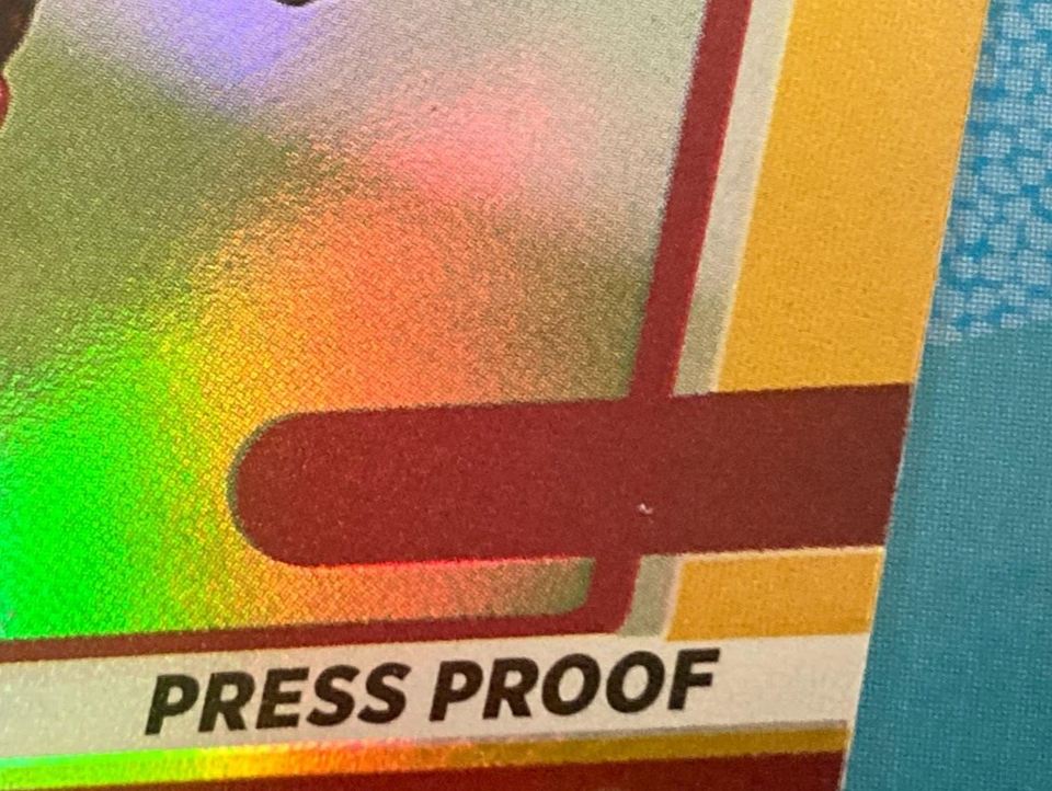 '21 Donruss NFL Holo Premium Press Proof Parallel Rated Rookie Singles ...