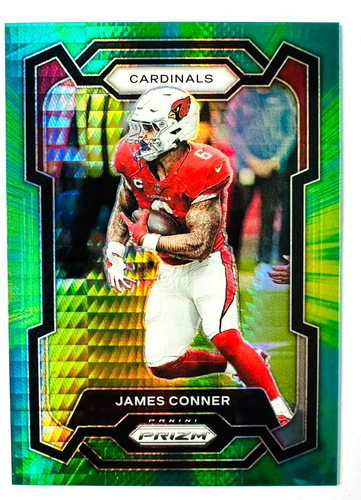 2023 Panini Prizm James Conner GREEN Hyper Prizm Card SP #/175 ...