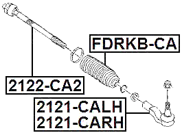 Steering Tie Rod End Right For Ford 1433273, 30776248, 31280001 ...
