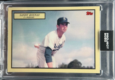 Topps Project 2020 Baseball Card #36 Sandy Koufax by Oldmanalan /2488 ...