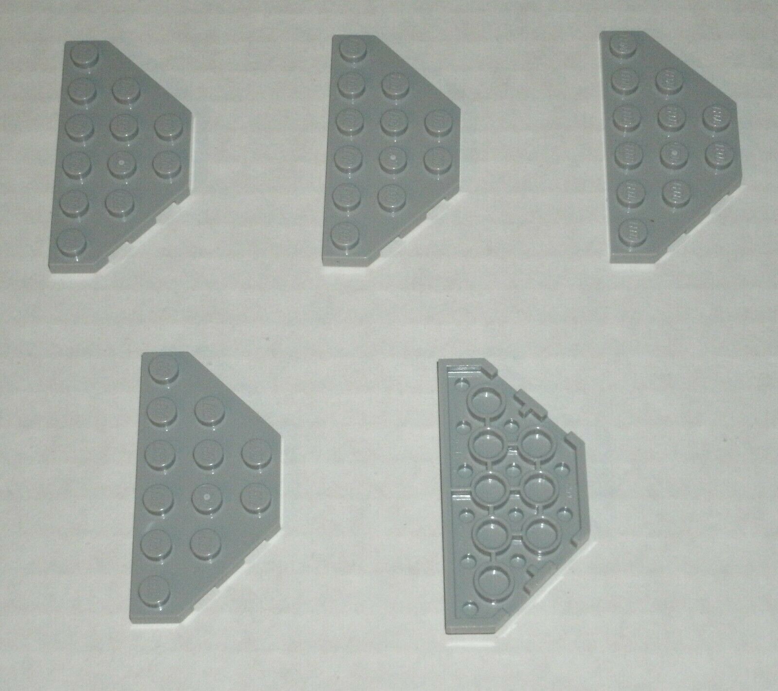 LEGO NEW 3x6 Light Bluish Grey Plate without Corners (5x) 4211352 Brick ...