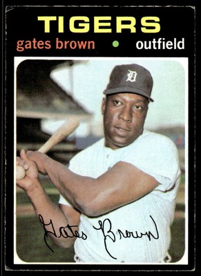 1971 Topps #503 Gates Brown Detroit Tigers Baseball | eBay