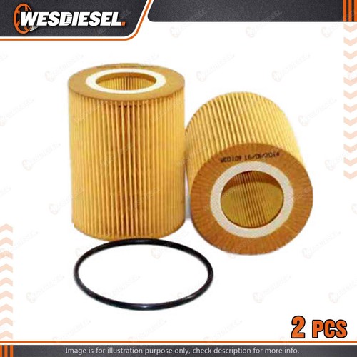 2 x Wesfil Oil Filters fits Landrover Freelander LF 3.2L 6Cyl 24V MPFI ...