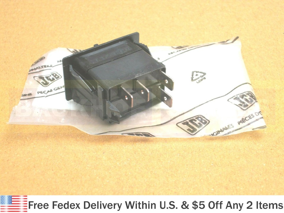 JCB PARTS -GENUINE JCB ROCKER SWITCH 12V, 4 PIN (PART NO. 701/60000) | eBay