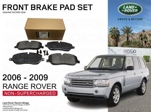 Genuine Front Brake Pad Kit for 2006-2009 Range Rover NON-SUPERCHARGED ...