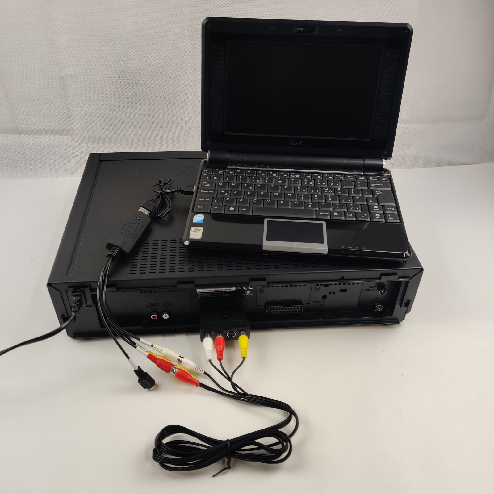 VHS Video Player / Recorder Kit - Convert Copy VHS Tape To DVD, PC ...