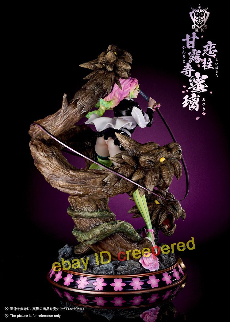 Dark King Demon Slayer Kanroji Mitsuri 1/4 Resin Model Painted Statue ...