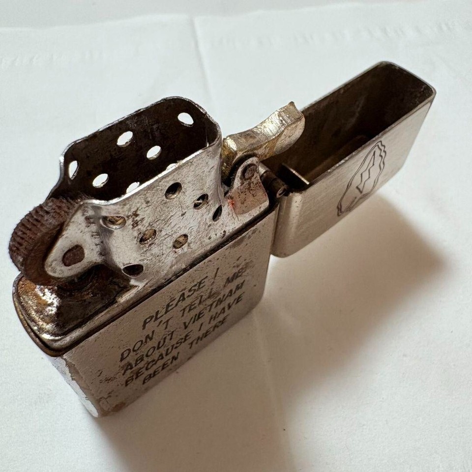 1970 ZIPPO Lighter Pilot Snoopy Flying Ace Engraving Likely Vietnam-Era ...