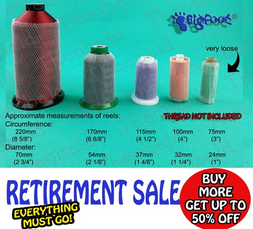 5M EXPANDABLE NET/NETTING FOR SEWING OR OVERLOCK CONE/REEL/SPOOL. CUT ...