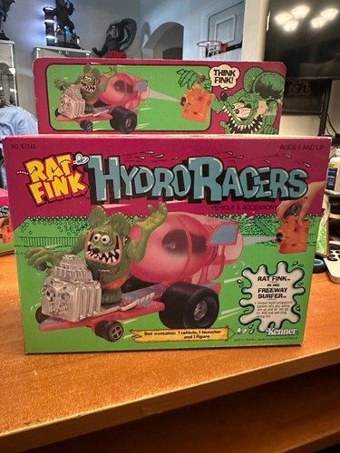 1990 VINTAGE KENNER RAT FINK & HIS FREEWAY SURFER HYDRO RACERS RARE NEW ...