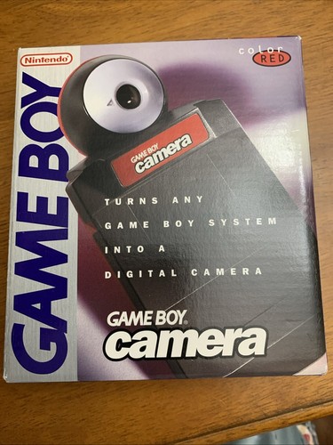 Nintendo Game Boy Camera Red NEW Factory Sealed NIB Black LABEL 1ST ...