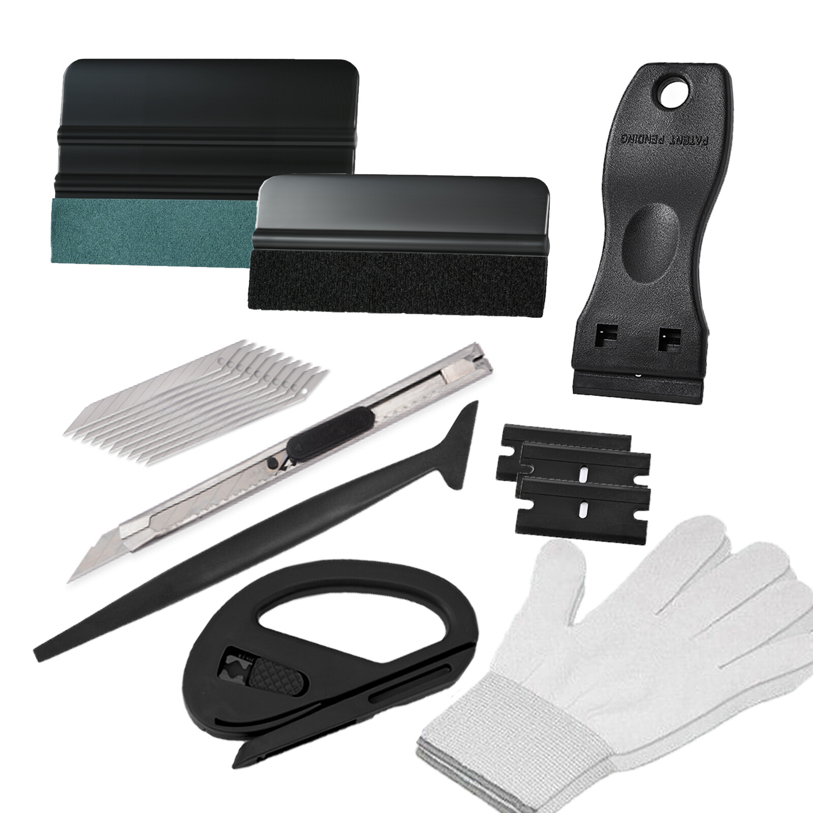 Vinyl Wrap Tool Kit PPF install Tools Window Tint Squeegee Magnets ...