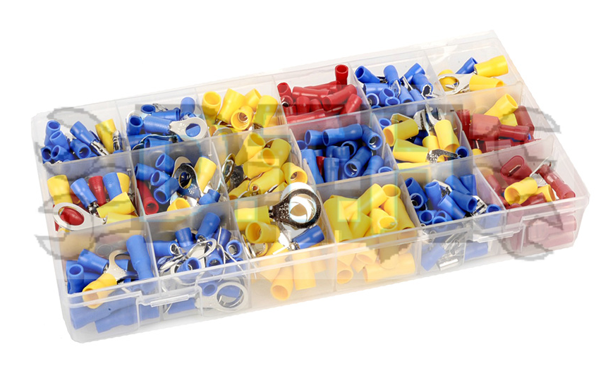 360 PIECE INSULATED WIRE CRIMP TERMINAL ASSORTMENT GRAB KIT | eBay ...