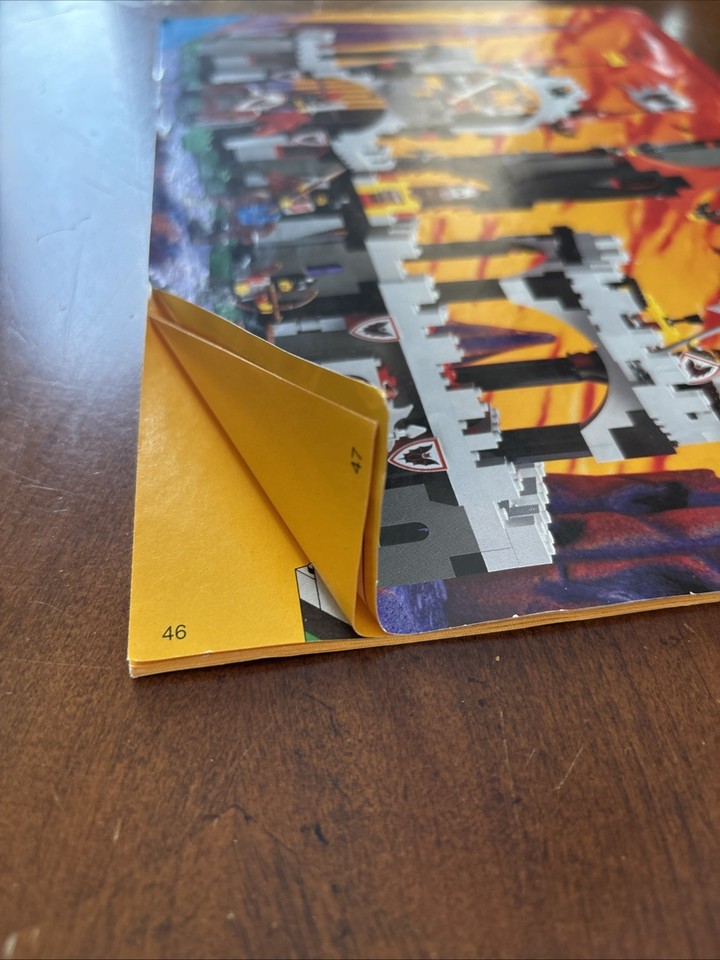 LEGO SYSTEM 6097 Fright Knights NIGHT LORD'S CASTLE INSTRUCTION MANUAL ...