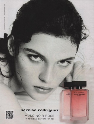 Publicité papier Parfum. Perfume ad. RODRIGUEZ For Her Musc Noir rose ...