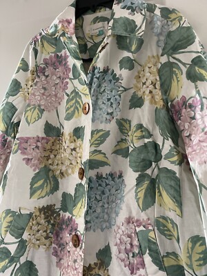 Anthropologie Hydrangea Rain Jacket Women’s Size 1X - AMY1 | eBay