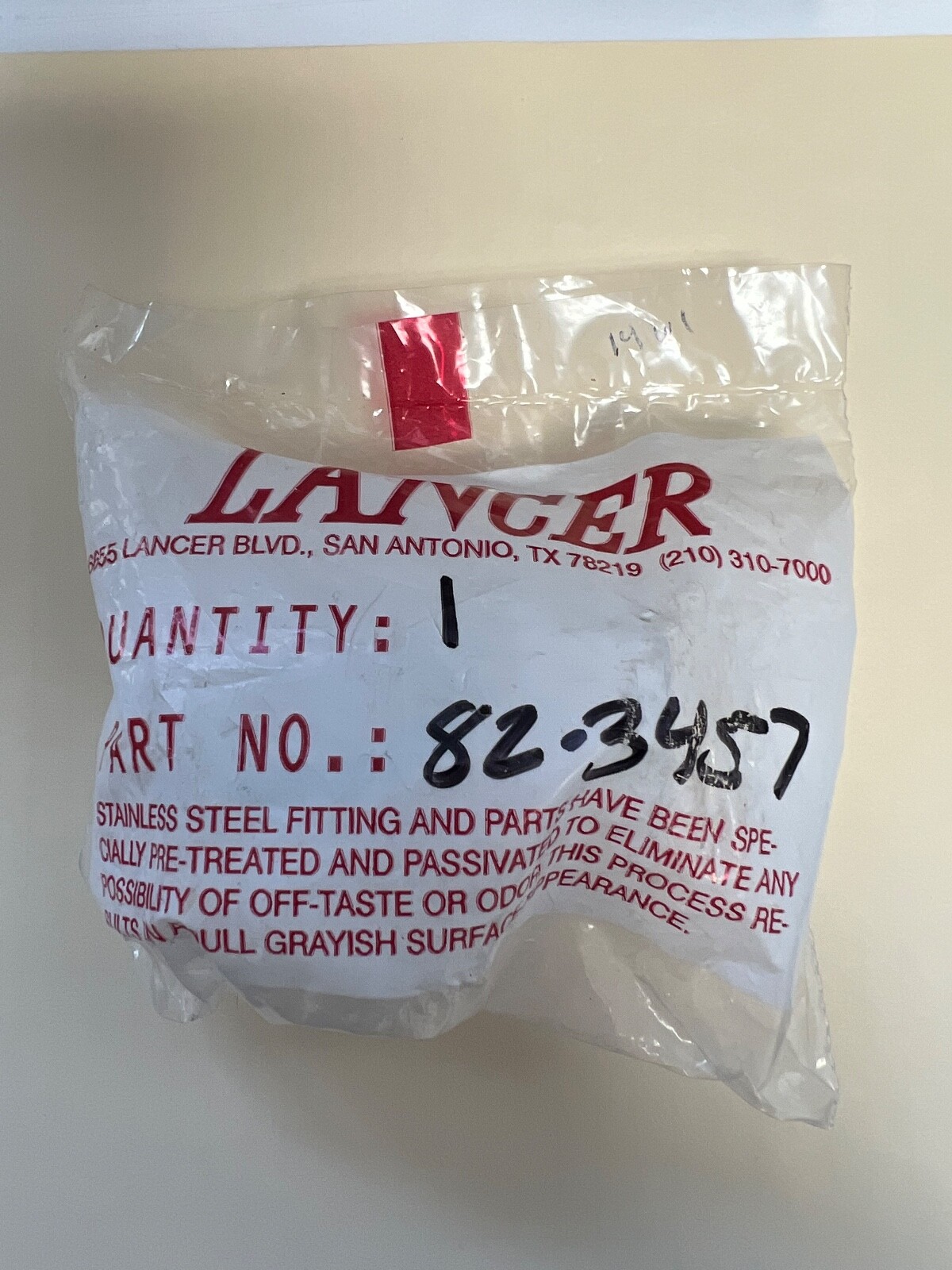 Lancer 82-3457 Syrup Separator, Clear, FS Nozzle | eBay