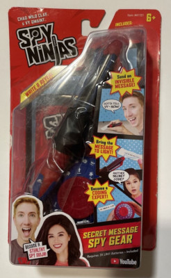 Spy Ninjas Secret Message Spy Gear Pen Decoder Wheel Code Paper | eBay
