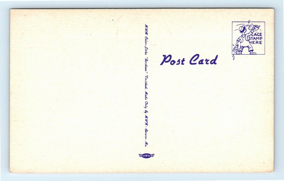 MWM IRBY ARTIST SIGNED Postcard W/ HILLBILLY Checking MAIL for LETTER ...