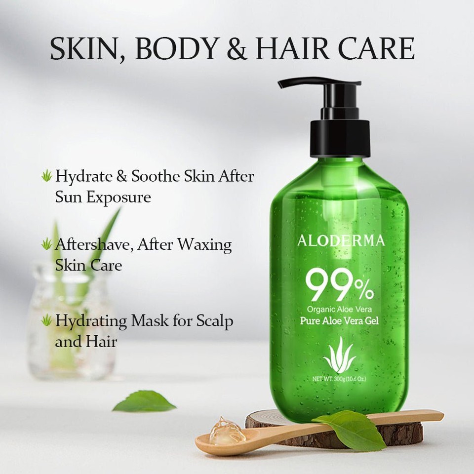 ALODERMA Pure Aloe Vera Gel 300g | eBay