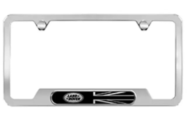 Land Rover Polished Union Jack License Plate Frame VPLFY0065 for sale ...