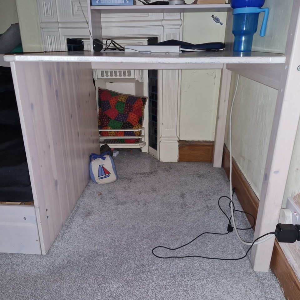 Thuka Hit High Wooden single sleeper bed sofa desk storage Stompa loft ...