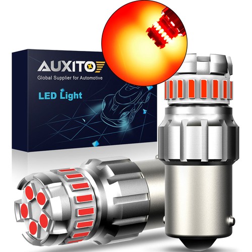 AUXITO 1156 7506 P21W 1141 33SMD 3020 Red LED Brake Stop Tail Light ...