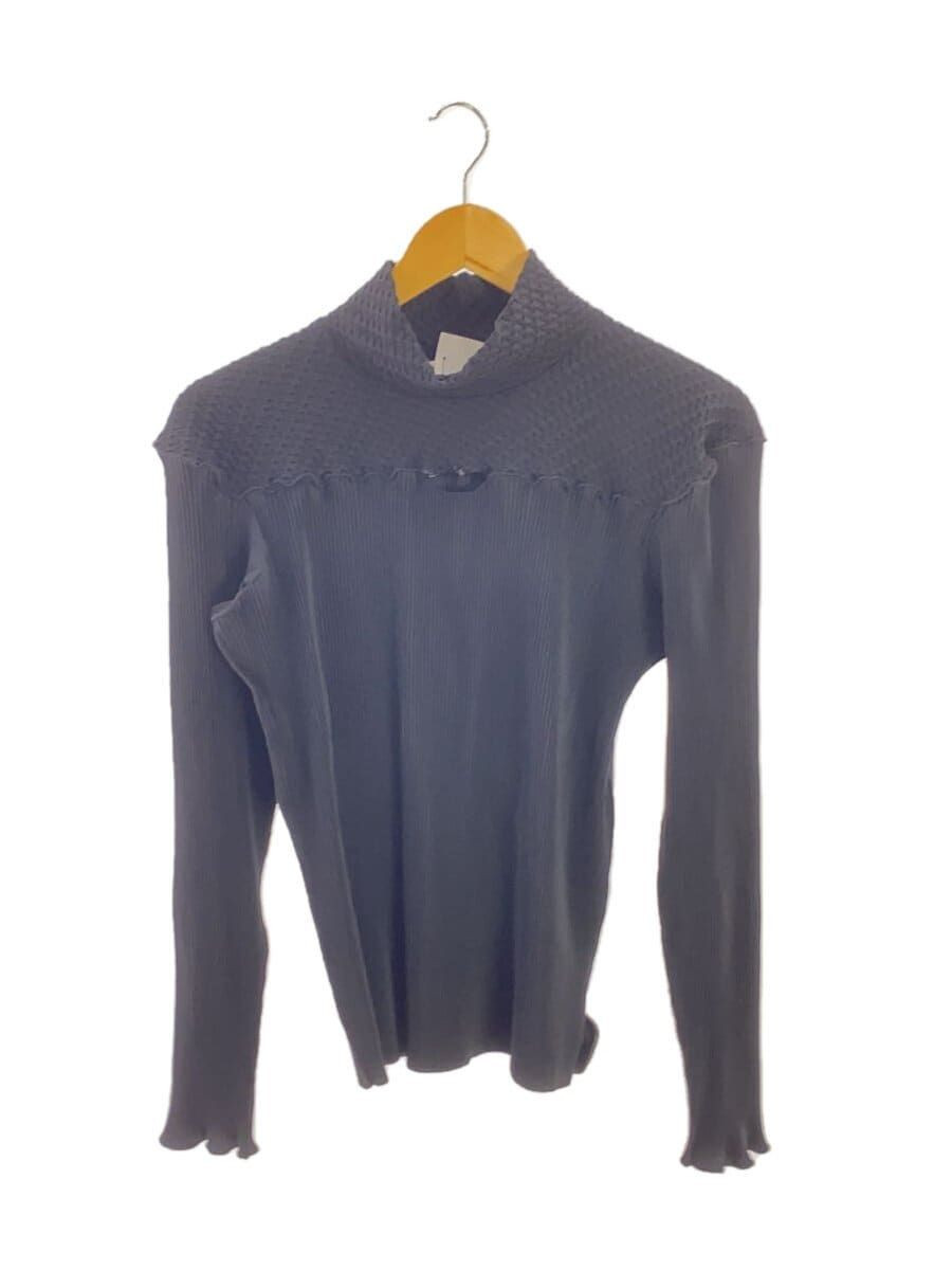 kotohayokozawa long sleeve T t-shirt polyester Black plain kotohayokozawa long sleeve T t-shirt polyester Black plain