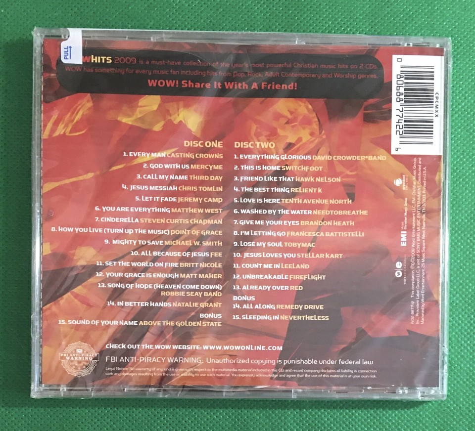 WOW Hits 2009 Various Christian Artists Word Distribution New/Sealed ...
