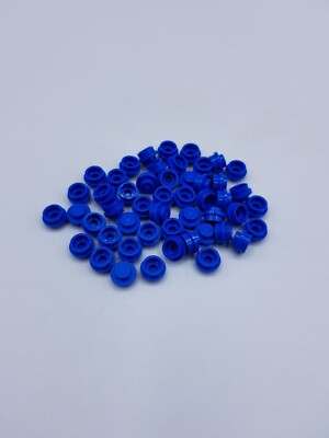 LEGO LOT 50 X ROUND PLATE 1X1 BR BLUE REF 6141 / 614123 *NEUF* | eBay