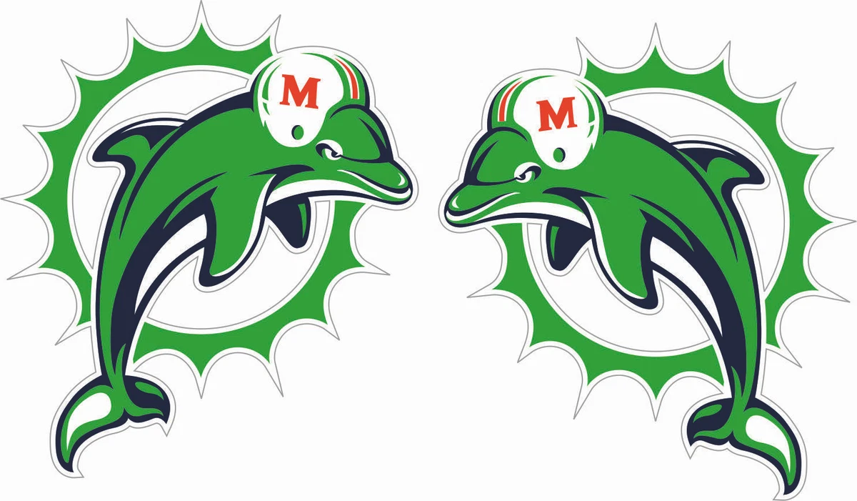 Lime Green Dolphins