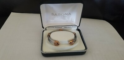 New Sabona Size Extra Small Classic Cable Stainless / Rose Gold ...