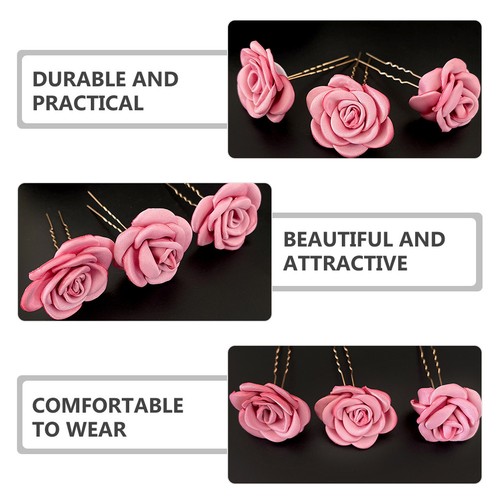 Wedding Hair Accessories Rose Flower Hair and Elegant | eBay UK