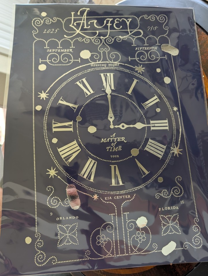 Laufey Opening Night Concert Poster - Original - Orlando Exclusive ...