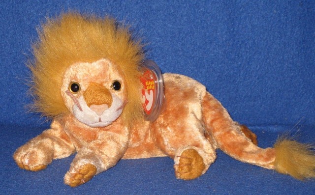 Ty Beanie Baby 10yrs Orion The Lion 7" Stuffed Animal Toy 2003 for sale ...